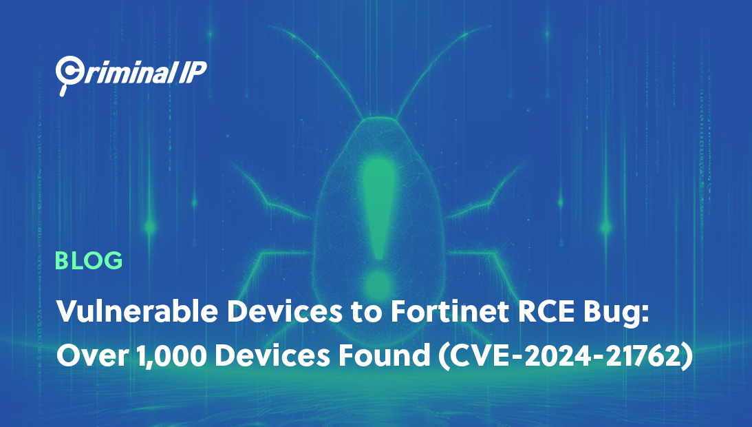 Over 1,000 Devices Vulnerable to Fortinet RCE bug (CVE-2024-21762 ...