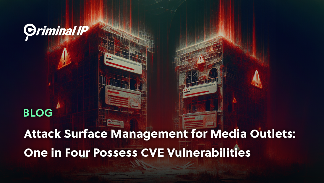 Attack Surface Management for Media Outlets: One in Four Possess CVE ...
